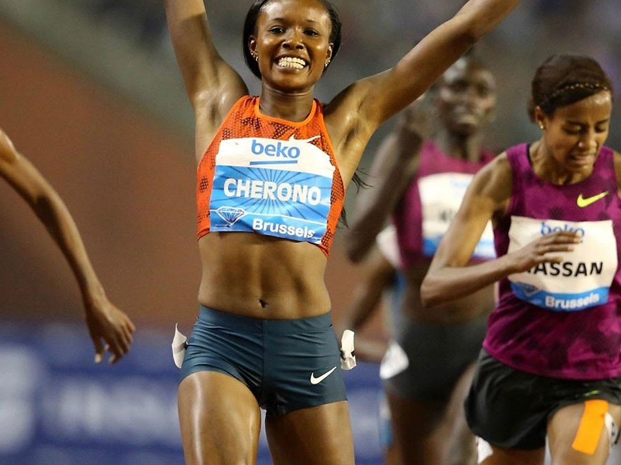 Mercy Cherono pips Genzebe Dibaba to win diamond trophy in Brussels – Athletics Africa