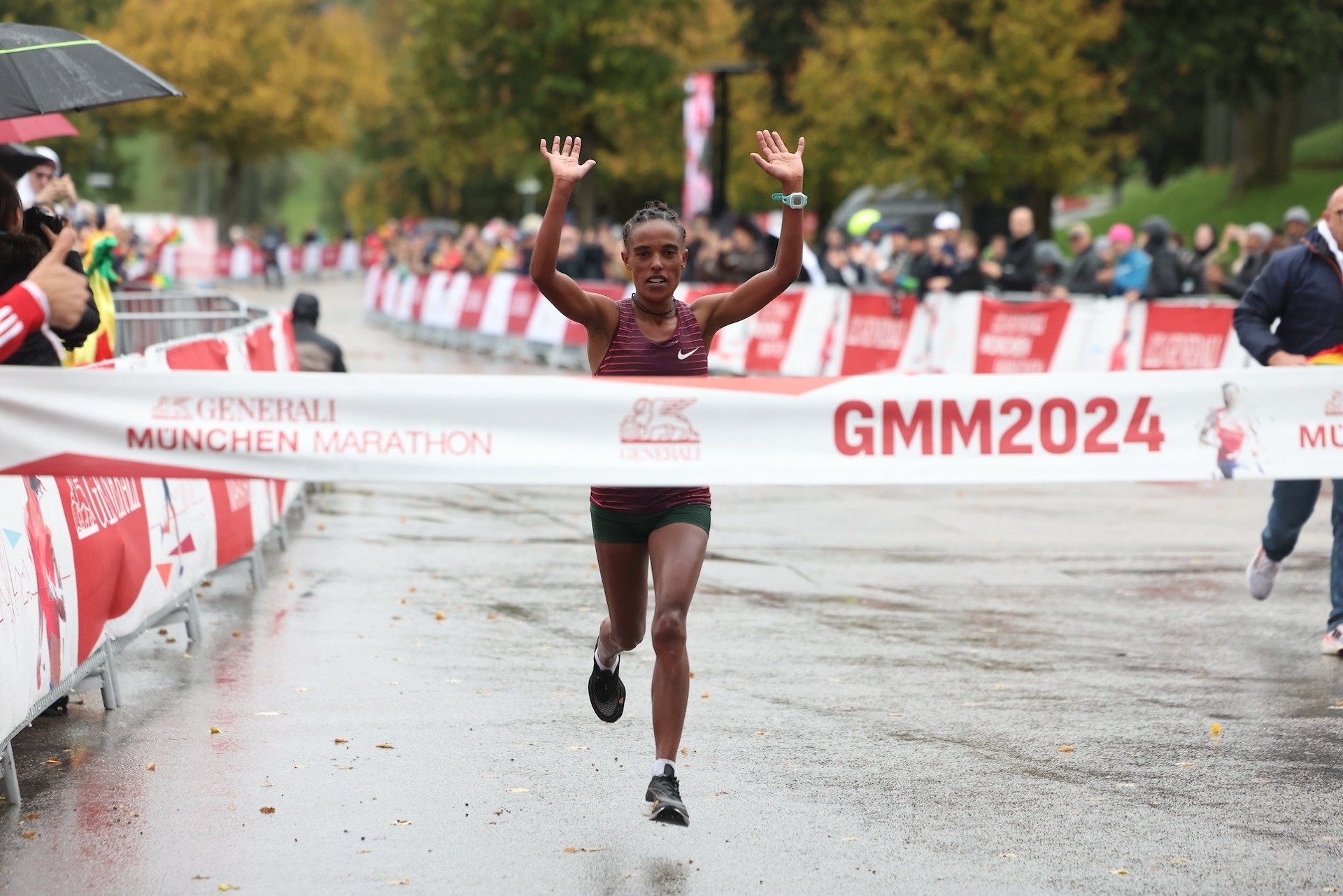 Debutant Kipyegon and newcomer Assefa triumph at Munich Marathon ...